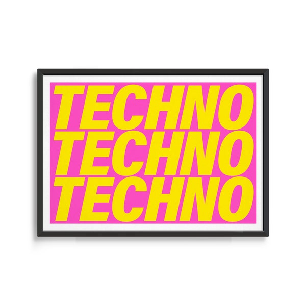 Rave Night Poster Art - Etsy