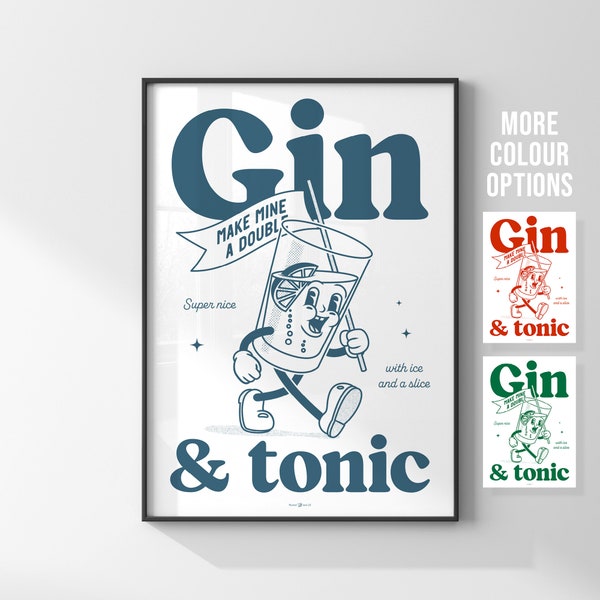 Gin Poster - Etsy