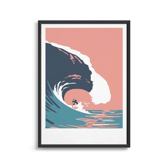 Ocean Life Surf Club Retro Surf Poster Poster For Sale By