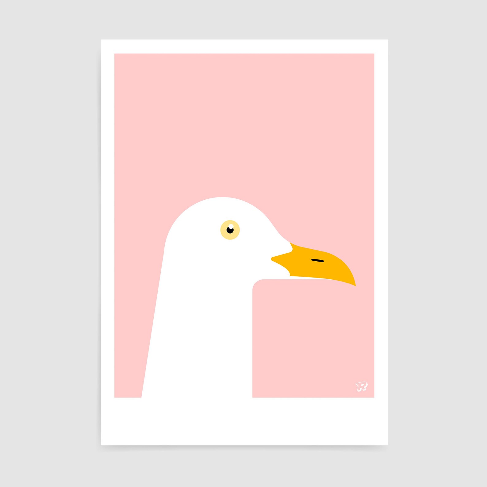 Seagull Print / Coastal Wall Art / Nautical Nursery Artwork / Seaside ...