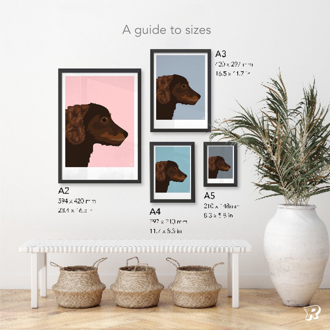 Cocker Spaniel Poster / Dog Art Print / Anniversary Gift for Best ...