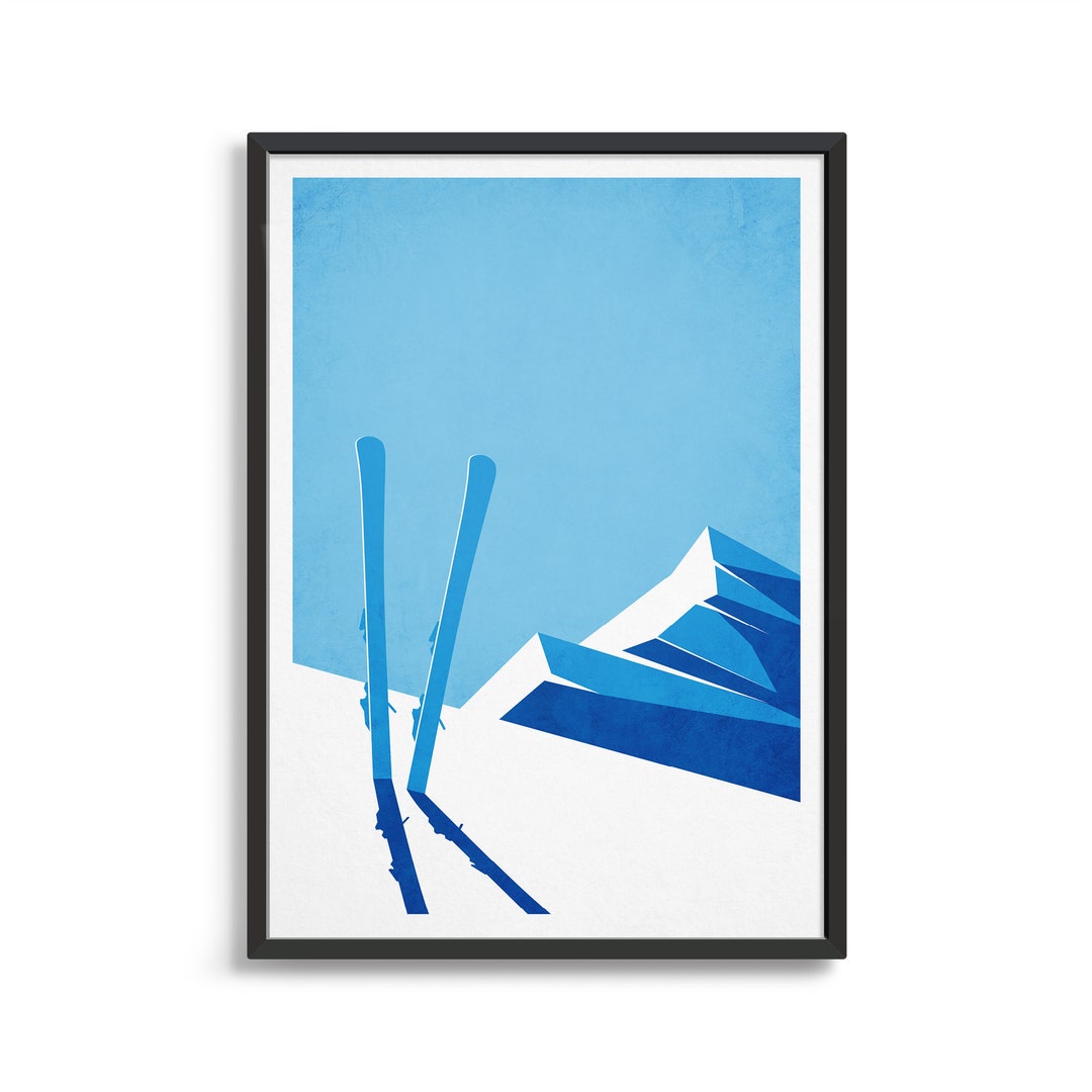 Custom Vintage Ski Poster / Add Your Own Text to Create Your Own Ski ...