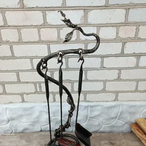 Set Fireplace Tools, Handmade - Etsy