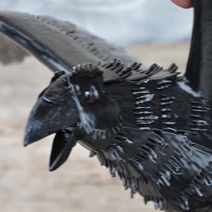Wrought Iron Crow, Wrought Iron Sculpture, Iron Bird. - Etsy