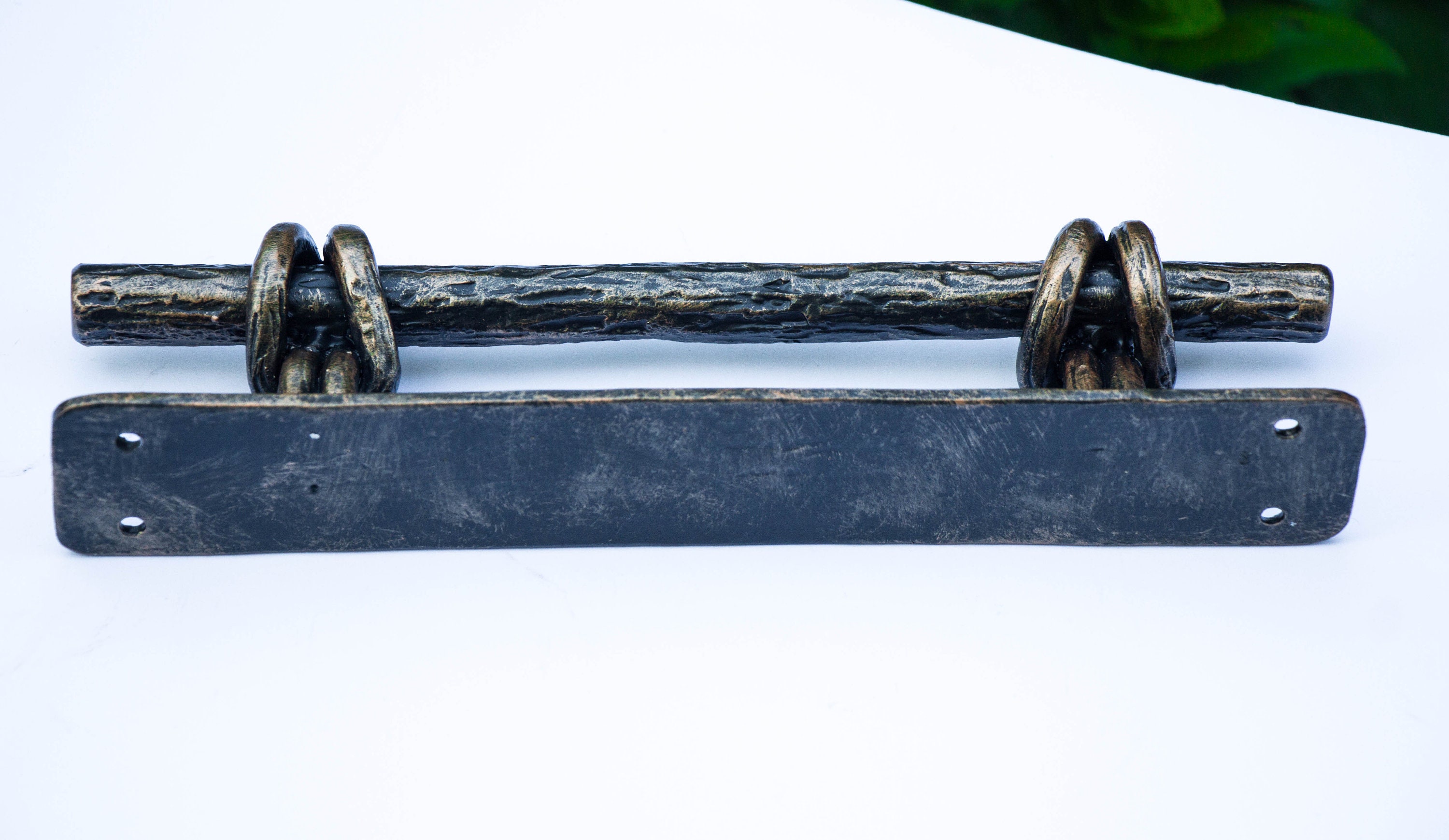 Wrought Iron Handle Door Handle. | Etsy