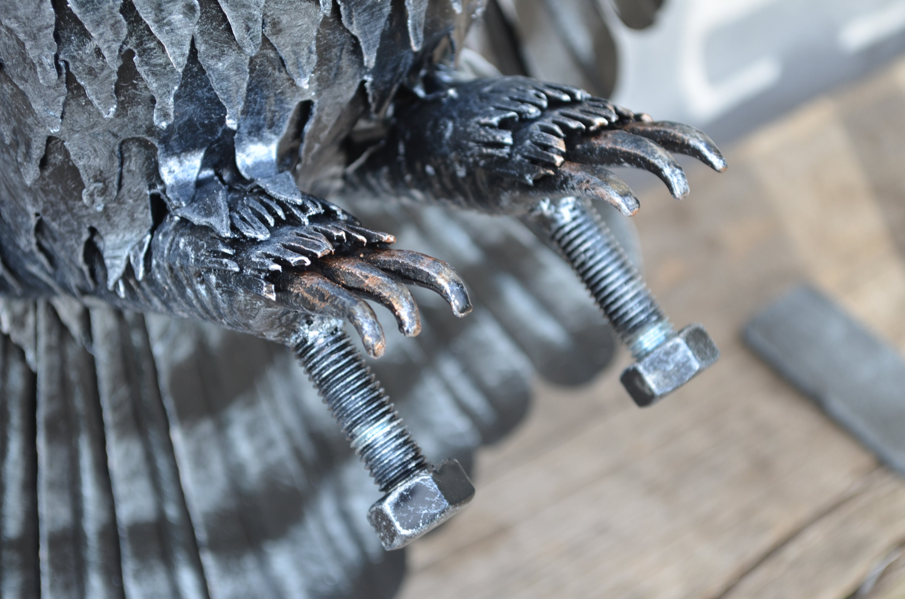 Wrought Iron Owl, Owl Sculpture. - Etsy