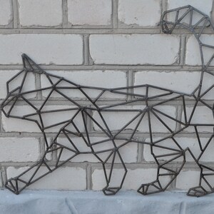 Metal Panel “iron Cat” for the Wall - Etsy