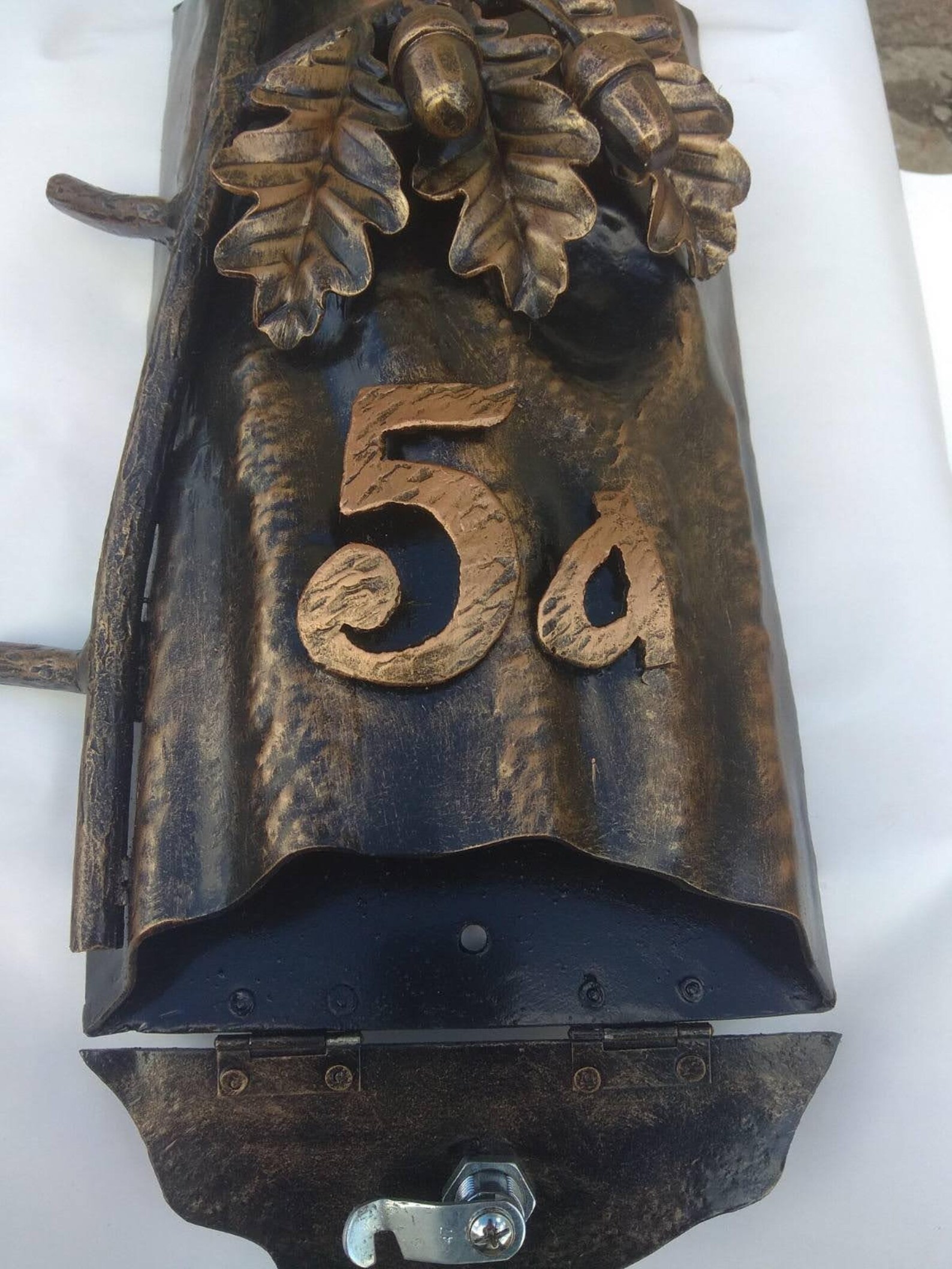 Wrought Iron Mailbox,lockable Mailbox, - Etsy