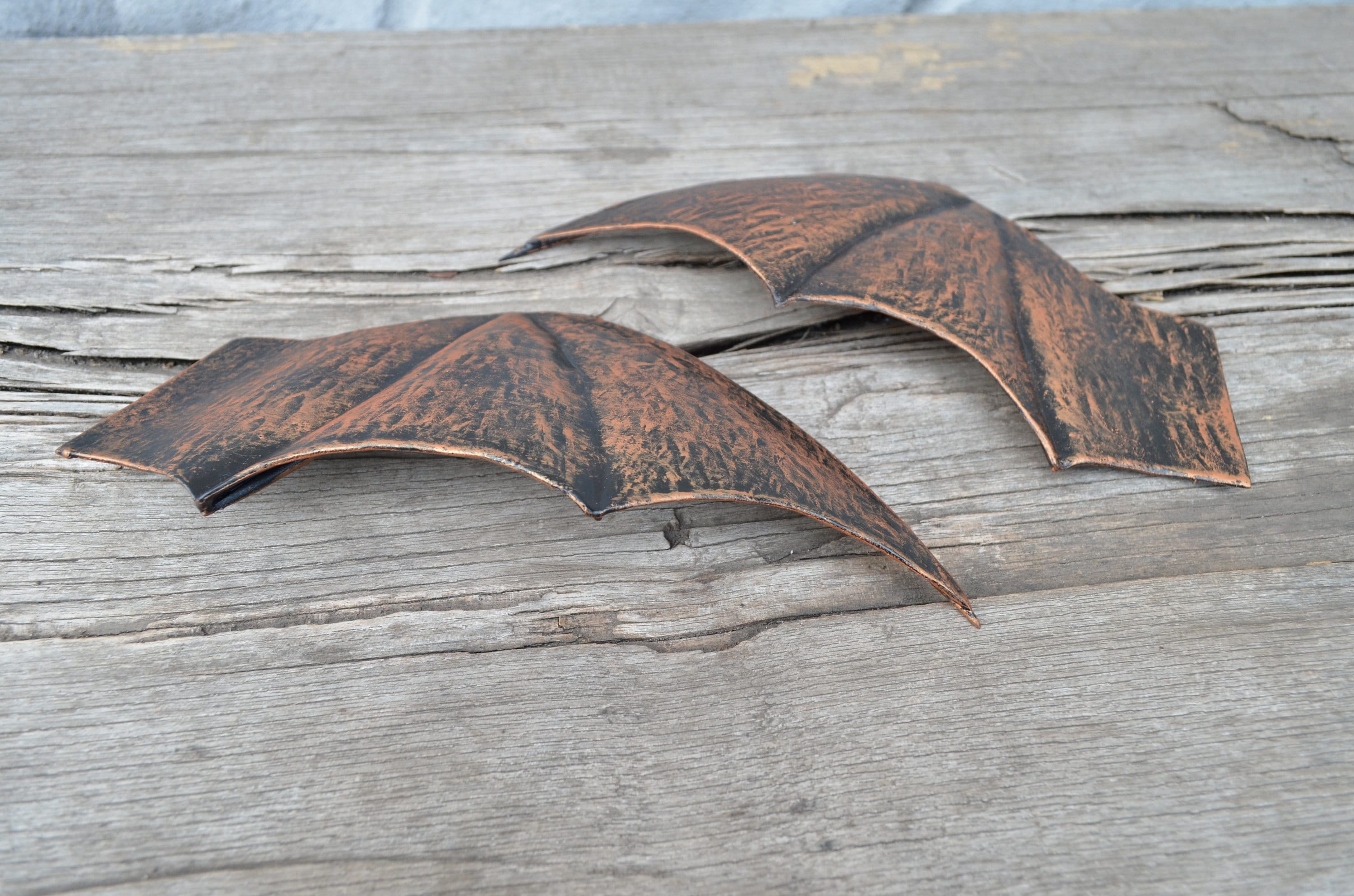 Forged Bat Wings 2 Pcs. - Etsy