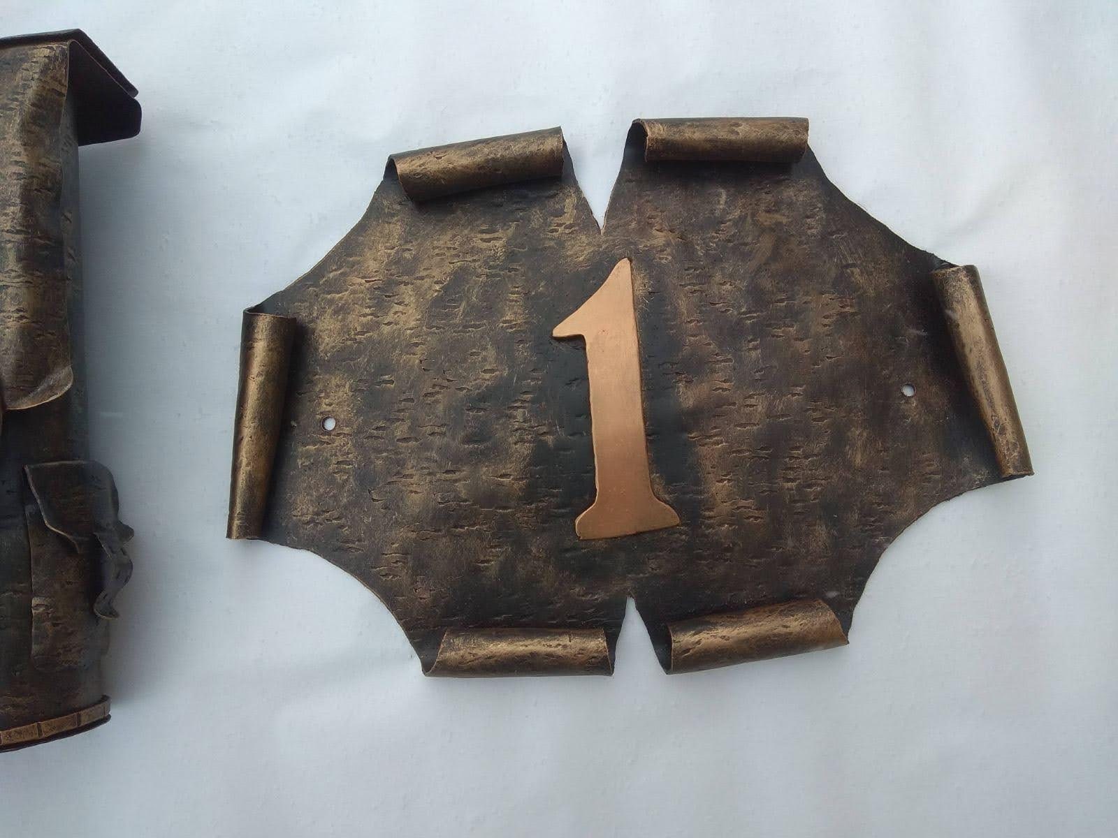 Wrought Iron Address Plate for Home - Etsy