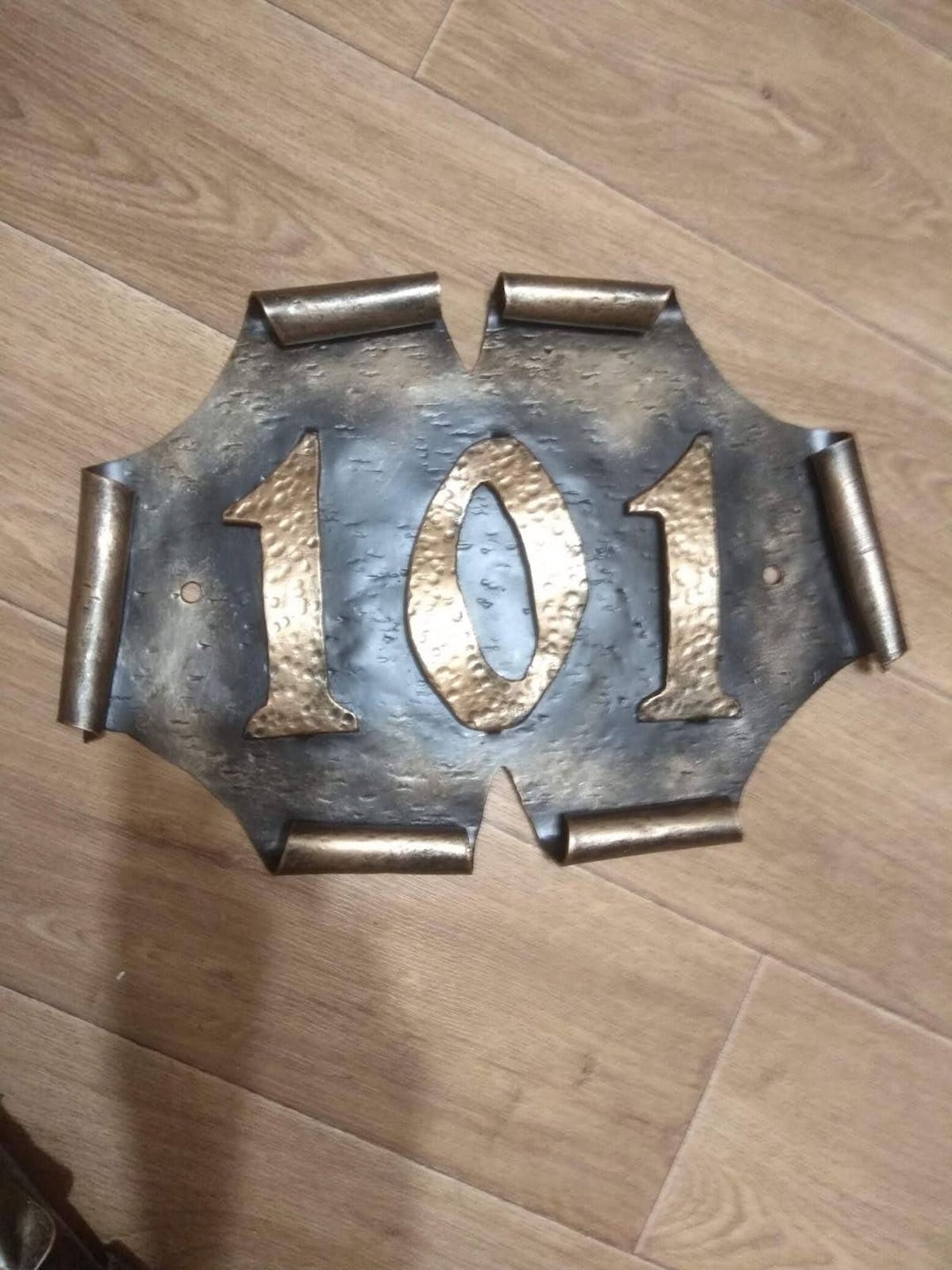 Wrought Iron Address Plate for Home - Etsy