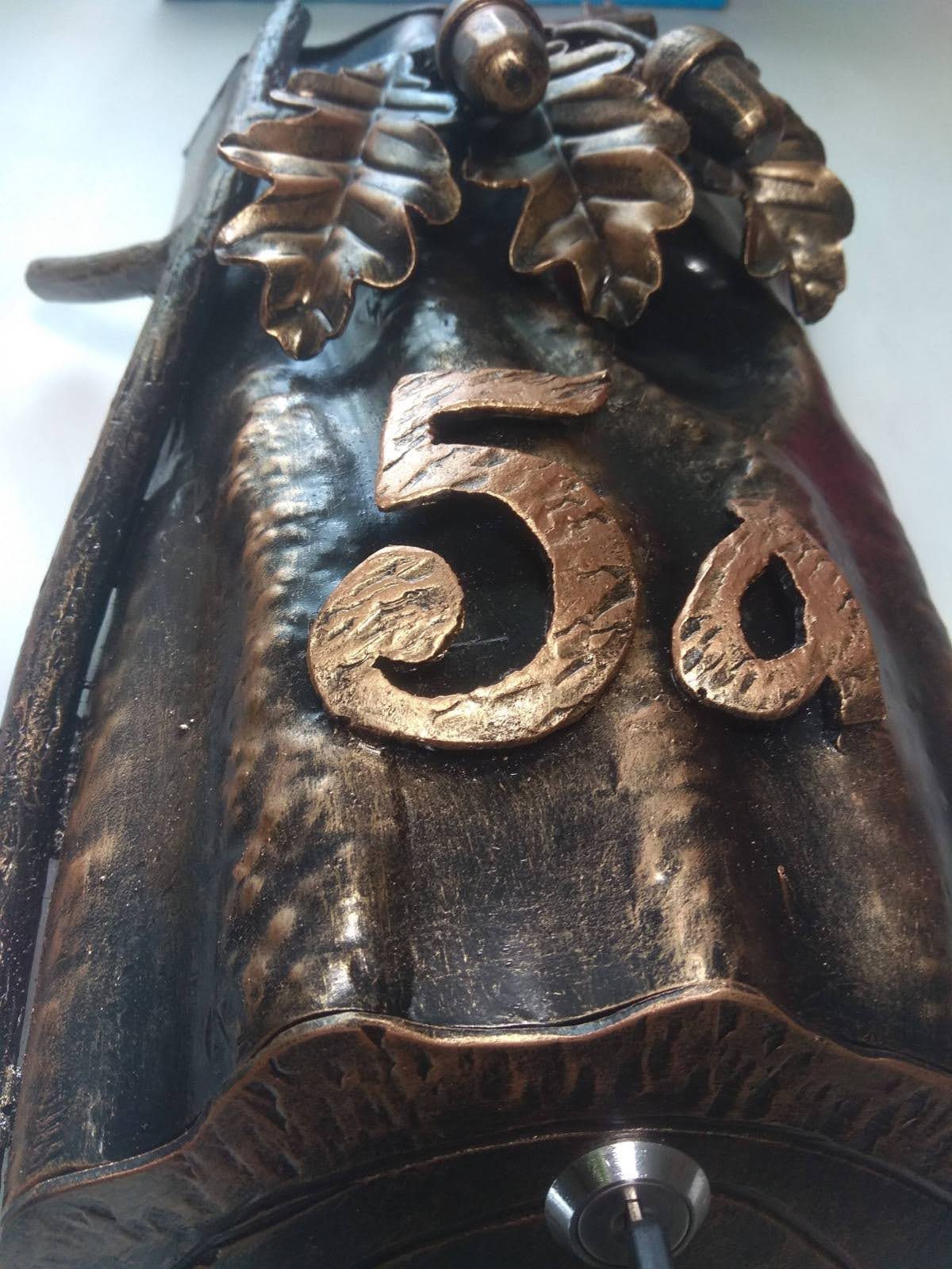 Wrought Iron Mailbox,lockable Mailbox, - Etsy