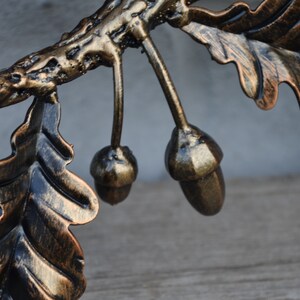 Forged Oak Branch (bracket) - Etsy