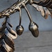 Forged Oak Branch (bracket) - Etsy