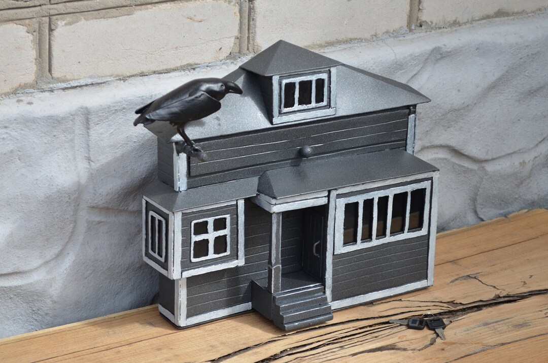 Wrought Iron Mailbox With a Raven, a Gift for a Wedding - Etsy