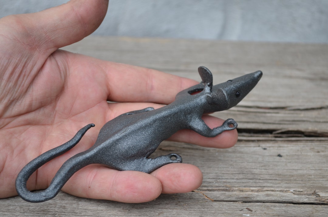 Wrought Iron Mouse, Mouse Sculpture - Etsy