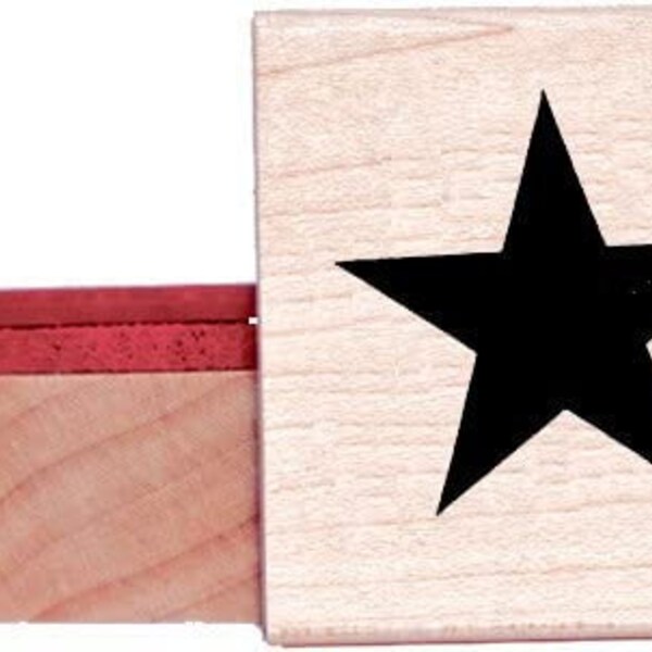 Star Rubber Stamp - Etsy UK