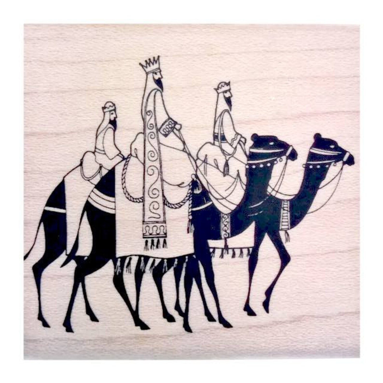 Christmas Three Kings Rubber Stamp BR047K - Etsy