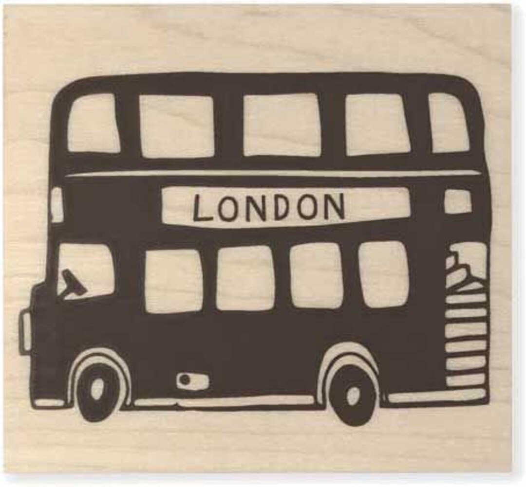 London Routemaster Bus Rubber Stamp BR100K - Etsy