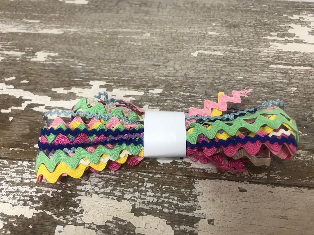 Vintage Rick Rack, Rick Rack Bundles, 9 Yard Assortment, Embellishment ...