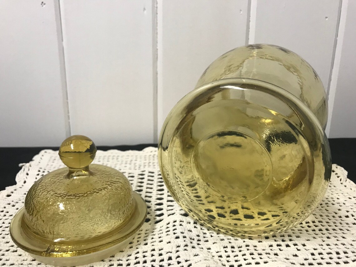 Vintage Ginger Jar Yellow Vintage Ginger Jar | Etsy