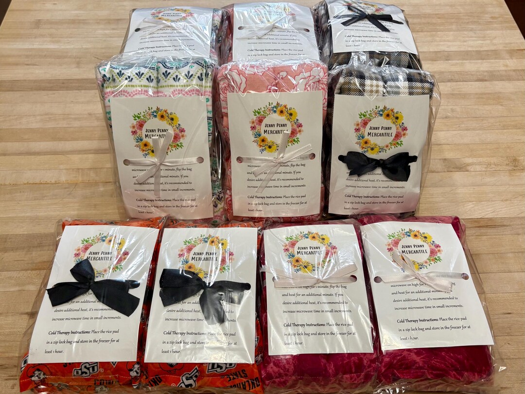 Flannel Rice Neck Wrap: Hot Cold Therapy Pack, Aches & Pain Relief - Etsy