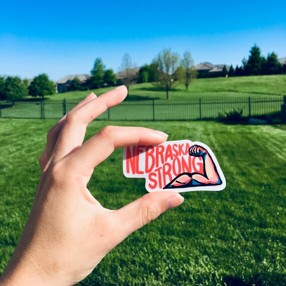 Nebraska Strong Sticker | Etsy