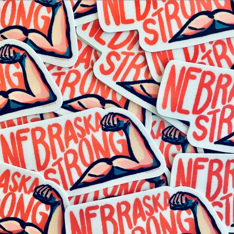Nebraska Strong Sticker - Etsy