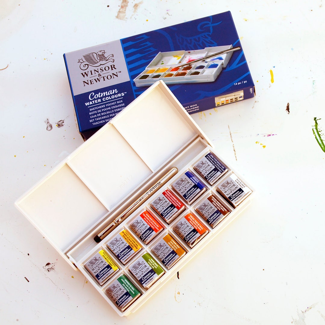 Mini Watercolour Travel Set - Etsy