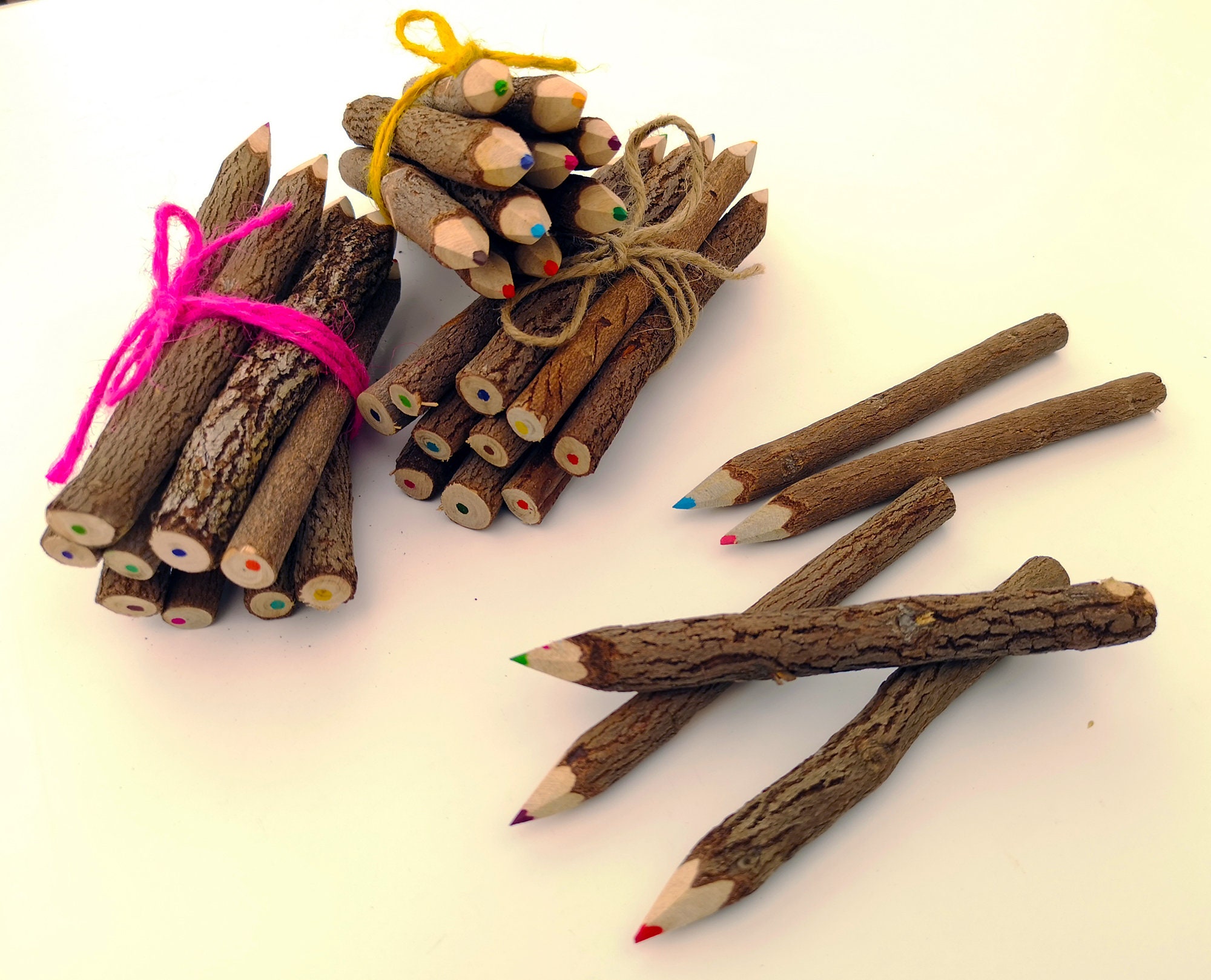 Twig Pencil Crayons, Colouring Pencils - Etsy UK