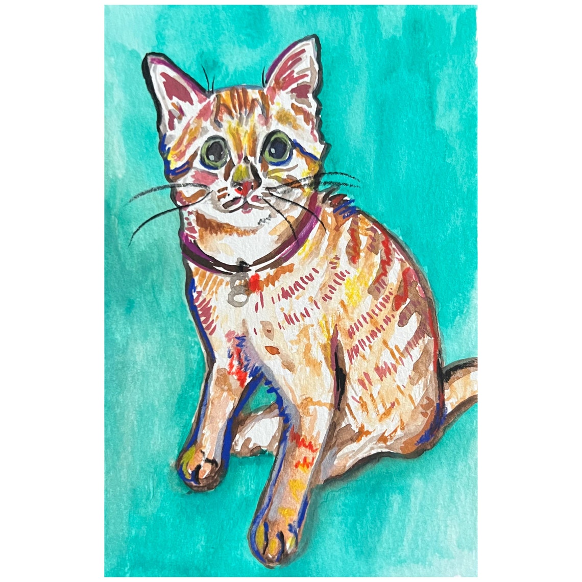 Whimsical Pet Portrait - Etsy