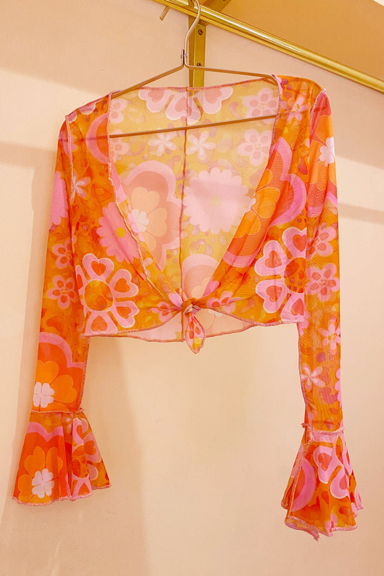 Sheer Mesh Festival Wrap Top - 2 Colours - Etsy