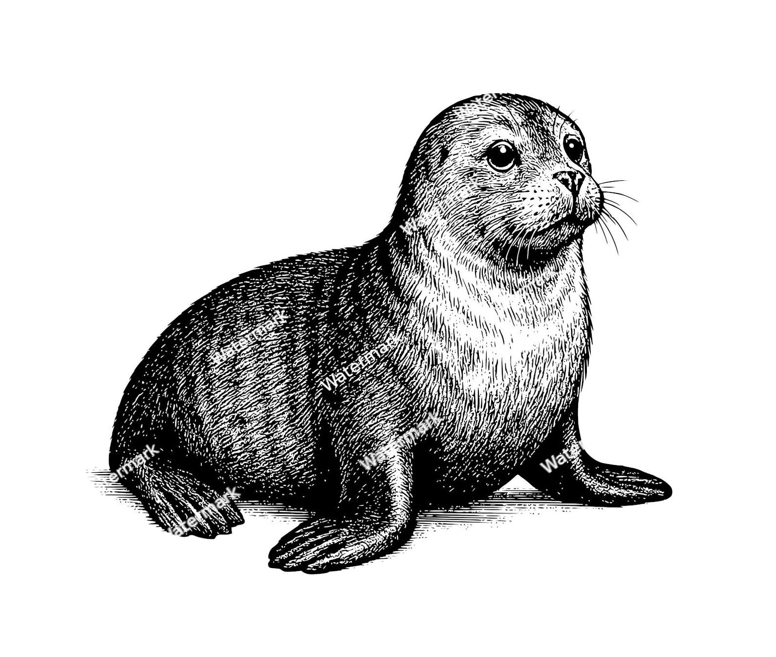 Seal PNG, SVG, DXF, Cricut Files. Seal for Cricut and Laser Engraving ...