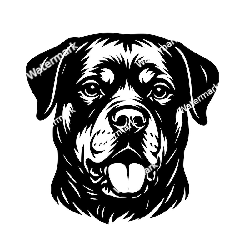 Rottweiler Clipart - Etsy UK