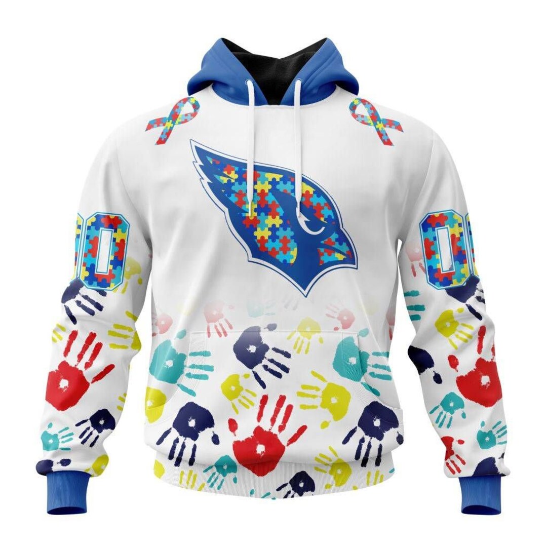 Personalized Arlzona Cardlnais Special Autism Awareness Hands Unisex Hoodie for Fan HDN1486 - Etsy