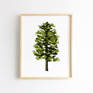 Baby Boy Nursery Wall Decor Woodland Nursery Art Prints Tree Nursery ...