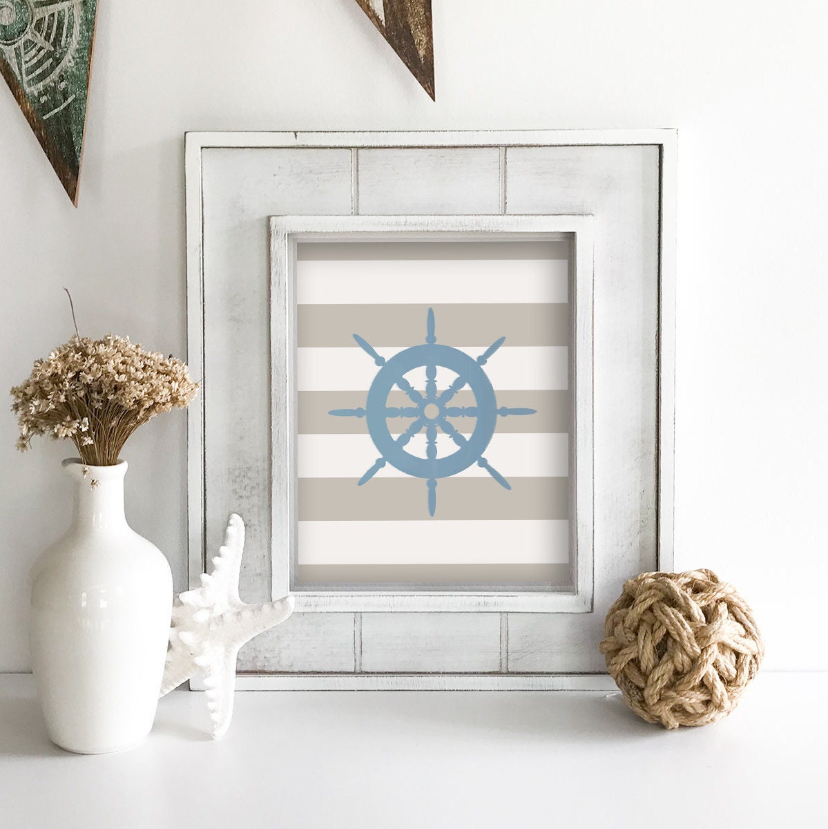 Nautical Wall Art Coastal Wall Art Nautical Wall Decor Anchor - Etsy