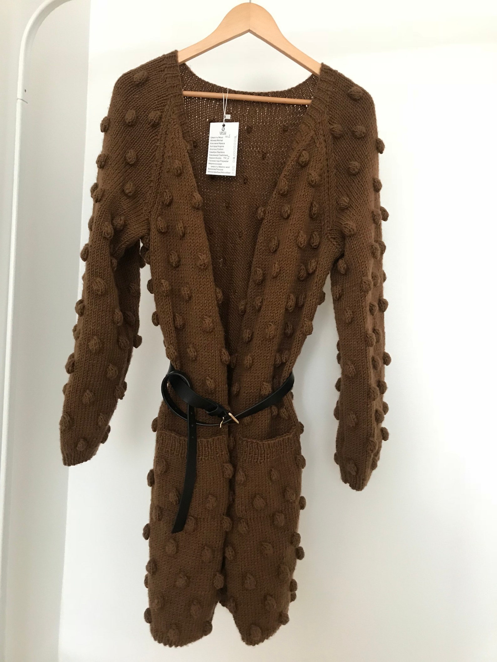 Beige Hand Knit Women Cardigan Chunky Oversized Sweater - Etsy