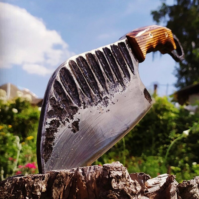 Hand Forged Knife - Etsy