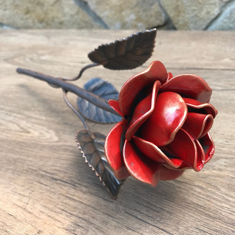 Metal Roses - Etsy