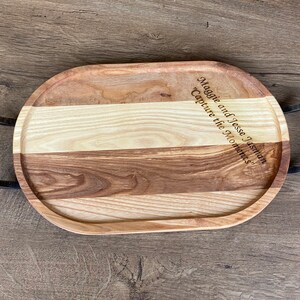 BBQ Tray, Tray Decor, Serving Board, Wooden Gift, Wooden Anniversary ...