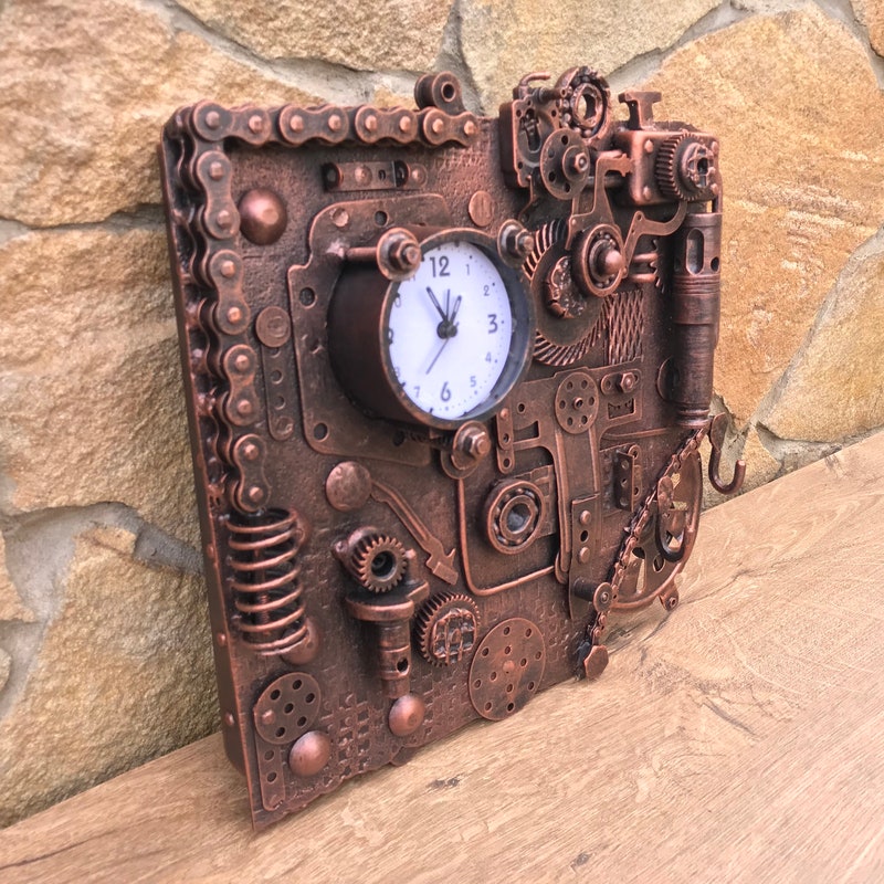 Steampunk Wall Clock - Etsy