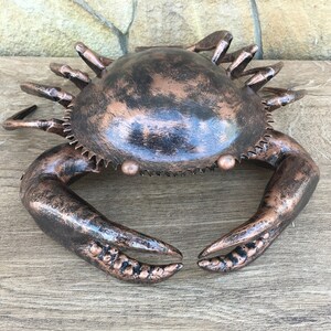 Wrought Iron Ashtray, Metal Ashtray, Blacksmith Ashtray, Crab Sculpture ...