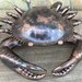Wrought Iron Ashtray, Metal Ashtray, Blacksmith Ashtray, Crab Sculpture ...