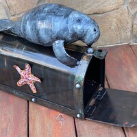 Narwhal Mail Box, Mystical Whale, Fish Mail Box, Water Life Mailbox ...