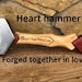 Heart Hammer Hammer Engagement Gift Love Gift Gift for - Etsy