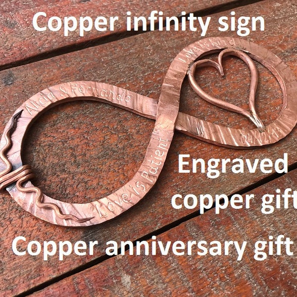 Copper Infinity - Etsy