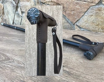 Railroad Spike Walking Cane - Etsy