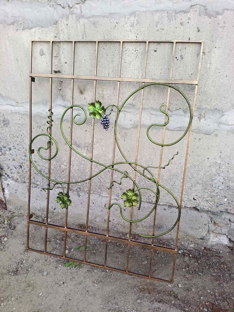 Window Grate Window Grille Window Art Metal Panel Window - Etsy