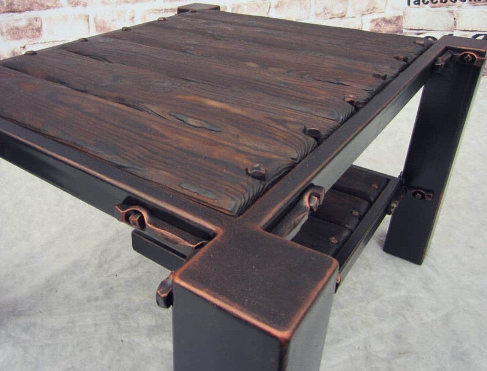 Hand Forged Table Steampunk Table Loft Table Loft Forging - Etsy